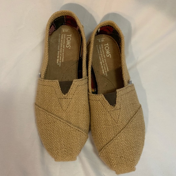 Toms | Shoes | Toms Classic Natural Burlap | Poshmark